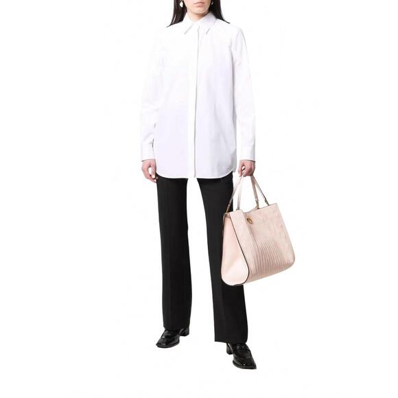 Salvatore Ferragamo | Tops | New Salvatore Ferragamo Womens Cotton ...